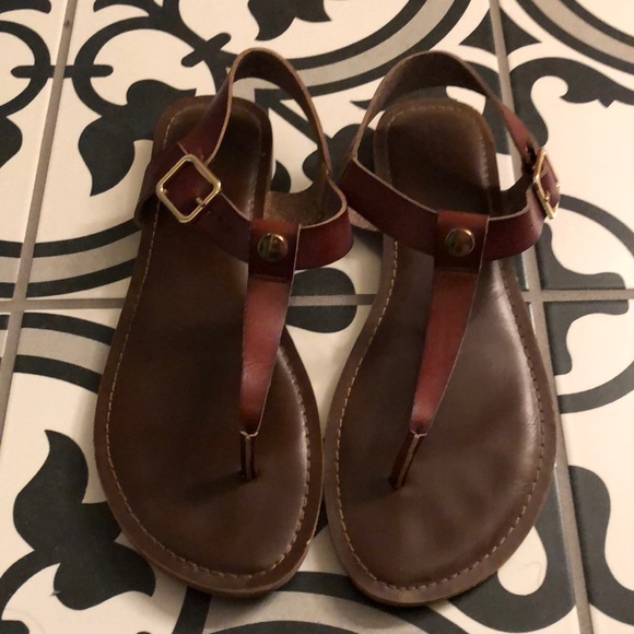 Merona | Shoes | Used Merona Brown Sandals | Poshmark